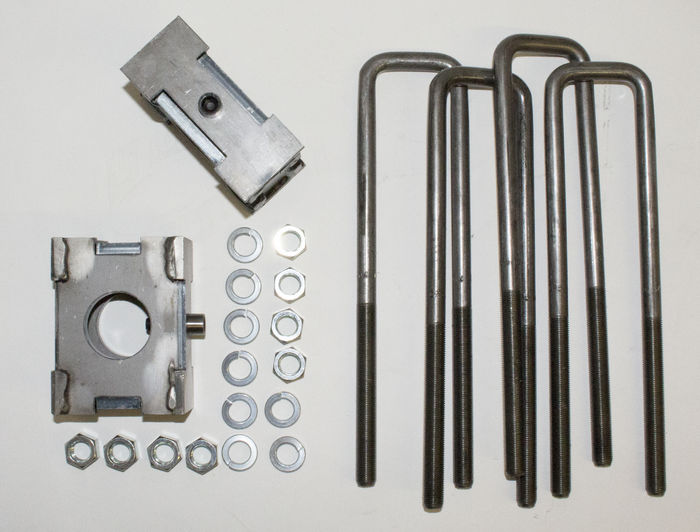 Chevy Parts » Lowering Blocks (3") With U-Bolts