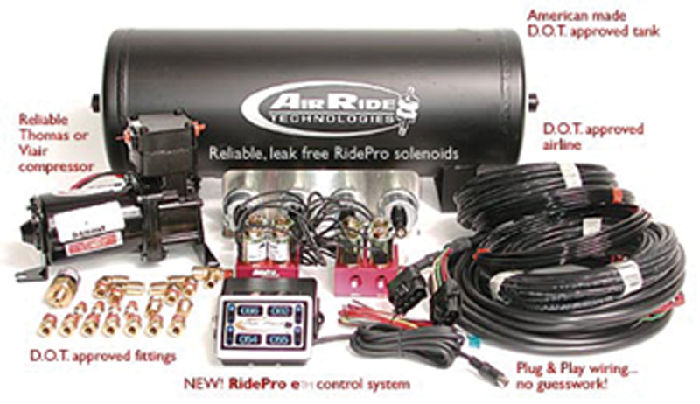 Chevy Parts » Air Suspension, Compressor, Controller -Complete 4 Way ...