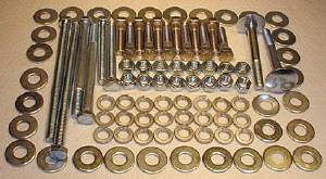 Detail: Chevy Parts » Chevrolet Car Body Bolt Kit - Body To Frame (Bel ...