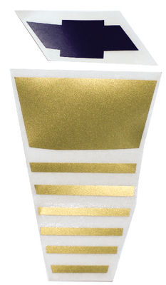 Detail: Chevy Parts » Chevrolet Car Trunk Handle Housing Decal Set