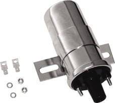 Detail: Chevy Parts » Coil and Bracket Chrome 40KV Without Resistor