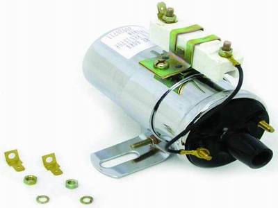 Detail: Chevy Parts » Coil and Bracket Chrome With Resistor 60KV
