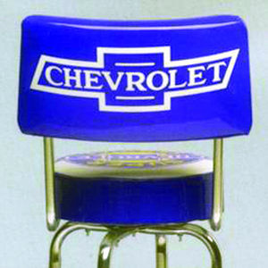 Detail: Chevy Parts » Bar Stool With Chevrolet Service Logo -Swivel ...
